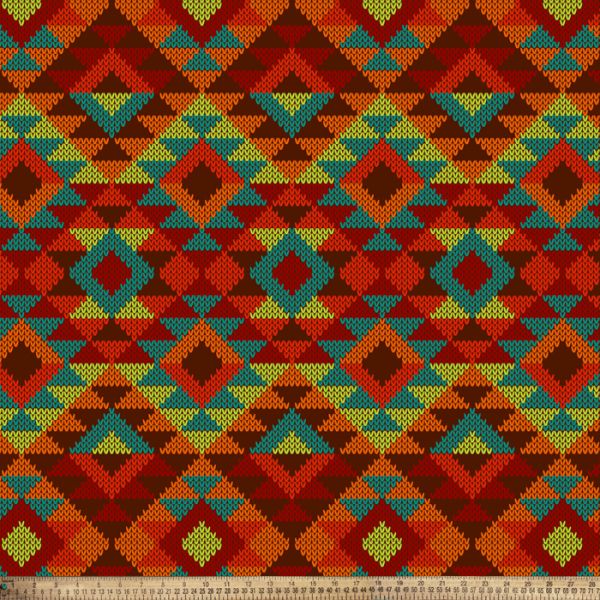 Argyle Pattern Anti-Pill Premium Fleece Fabric